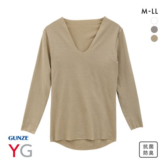 dショッピング |グンゼ ワイジー Vネック ロングスリーブシャツ GUNZE YG | カテゴリ：その他の販売できる商品 | SHIROHATO（白鳩） (29269YN2509)|ドコモの ...