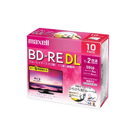dショッピング |マクセル 2倍速対応BD-RE DL 10枚パック 50GB ホワイトプリンタブル BEV50WPE.10S 【返品種別A】 | カテゴリ：CD/DVD/ブルーレイの販売 ...