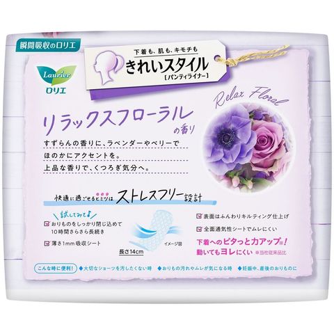 dショッピング |花王 ロリエ きれいスタイル パンティライナー リラックスフローラルの香り 72コ入 4901301306234 ...