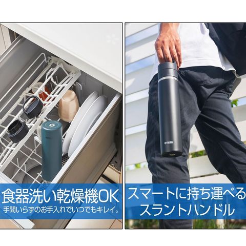 dショッピング |タイガー魔法瓶 【即納!在庫限り】真空断熱炭酸ボトル 480ml ステンレス ビールOK コンパクト イーグレットホワイト 食洗機・炭酸・保温保冷対応 MKB-T048WK ...