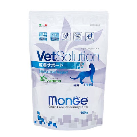 dショッピング |キャットフード Vetsolution ベットソリューション 猫用 皮膚サポート 400g 関東当日便 | カテゴリ：キャットフードの販売できる商品 | チャーム ...