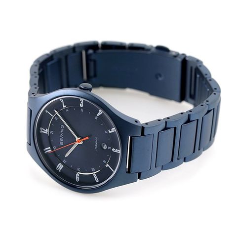 dショッピング |ベーリング 時計 メンズ チタニウムコレクション 39mm 腕時計 BERING 11739-797 ブルー | カテゴリ ...
