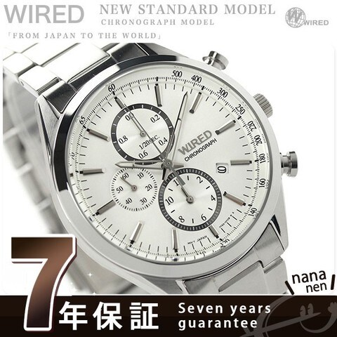 dショッピング |セイコー ワイアード SEIKO WIRED クロノグラフ メンズ 腕時計 AGAV108 シルバー 時計 | カテゴリ：の ...