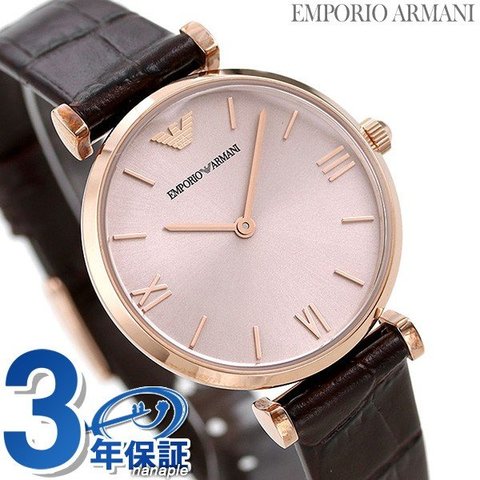 dショッピング |アルマーニ 時計 レディース 革ベルト AR1911 EMPORIO ARMANI エンポリオ アルマーニ 腕時計 ジャンニ ...