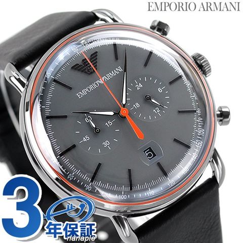 dショッピング |エンポリオ アルマーニ 腕時計 アビエーター クロノグラフ クオーツ メンズ AR11168 EMPORIO ARMANI ...