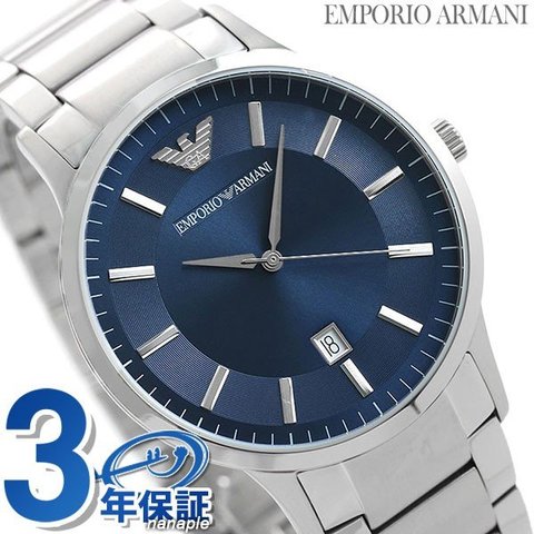 dショッピング |エンポリオアルマーニ 時計 メンズ デイト EMPORIO ARMANI アルマーニ 腕時計 レナト 43mm AR2477 ...