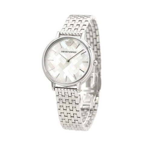 dショッピング |アルマーニ 時計 レディース ホワイトシェル AR11112 EMPORIO ARMANI エンポリオ アルマーニ 腕時計 ...