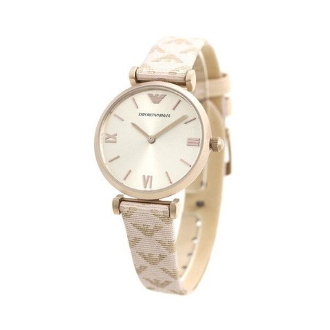 dショッピング |エンポリオ アルマーニ レディース 腕時計 32mm 革ベルト AR11126 EMPORIO ARMANI シルバー× ...