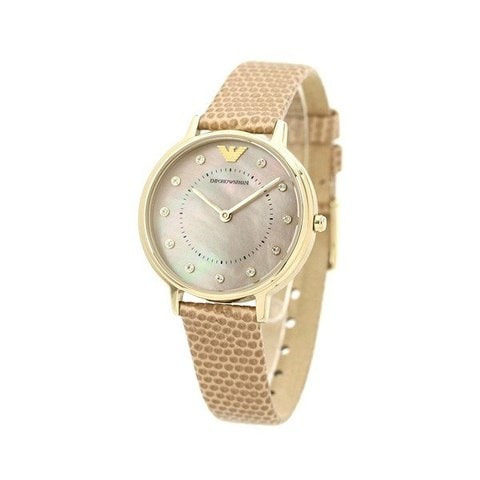 dショッピング |アルマーニ 時計 レディース 革ベルト マザーオブパール AR11151 EMPORIO ARMANI エンポリオ ...