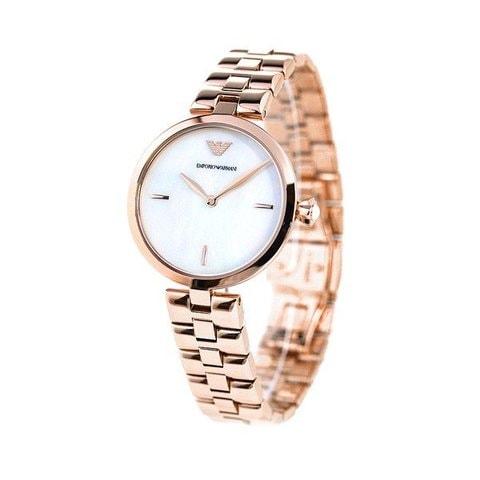 dショッピング |エンポリオアルマーニ 時計 レディース 腕時計 AR11196 EMPORIO ARMANI 32mm ホワイトシェル× ...
