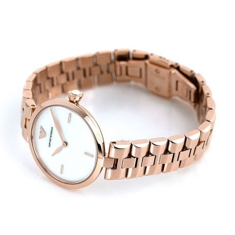 dショッピング |エンポリオアルマーニ 時計 レディース 腕時計 AR11196 EMPORIO ARMANI 32mm ホワイトシェル× ...