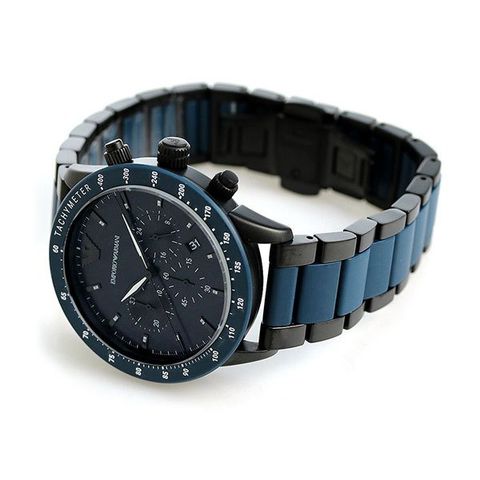 dショッピング |エンポリオアルマーニ 時計 アルマーニ マリオ 43mm クロノグラフ メンズ 腕時計 AR70001 EMPORIO ...