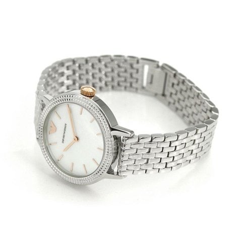 dショッピング |エンポリオ アルマーニ 時計 レディース 腕時計 AR80020 EMPORIO ARMANI ホワイトシェル | カテゴリ ...