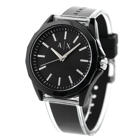 dショッピング |アルマーニ エクスチェンジ 時計 メンズ 腕時計 AX2629 ARMANI EXCHANGE 45mm ブラック ...