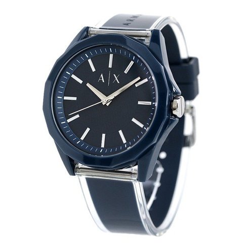 dショッピング |アルマーニ エクスチェンジ 時計 メンズ 腕時計 AX2631 ARMANI EXCHANGE 45mm ブルー ...