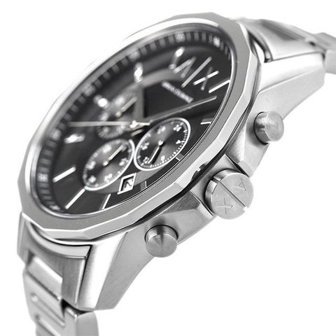 dショッピング |アルマーニ エクスチェンジ バンクス 44mm クロノグラフ クオーツ メンズ 腕時計 AX1720 ARMANI ...