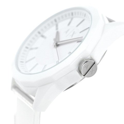 dショッピング |アルマーニ エクスチェンジ 時計 メンズ 腕時計 AX2630 ARMANI EXCHANGE 45mm ホワイト ...