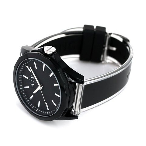 dショッピング |アルマーニ エクスチェンジ 時計 メンズ 腕時計 AX2629 ARMANI EXCHANGE 45mm ブラック ...