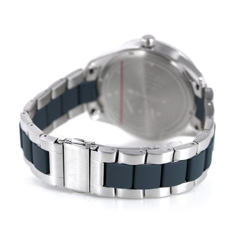 dショッピング |アルマーニ エクスチェンジ 時計 メンズ 腕時計 AX1834 ARMANI EXCHANGE 46mm ブラック×ブルー ...