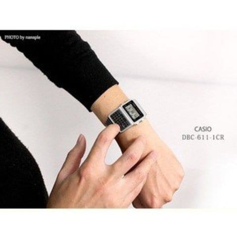 dショッピング |カシオ データバンク 腕時計 海外モデル CASIO DATA BANK DBC-611-1CR | カテゴリ：の販売できる ...