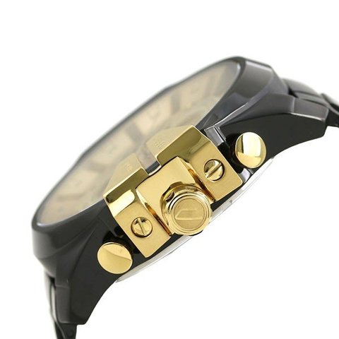 dショッピング |ディーゼル 時計 メガチーフ クロノグラフ メンズ DZ4485 DIESEL 腕時計 ゴールド | カテゴリ：の販売できる ...