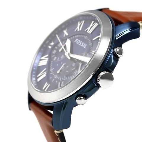 dショッピング |フォッシル グラント 46mm クロノグラフ メンズ 腕時計 FS5151 FOSSIL | カテゴリ：の販売できる商品 ...