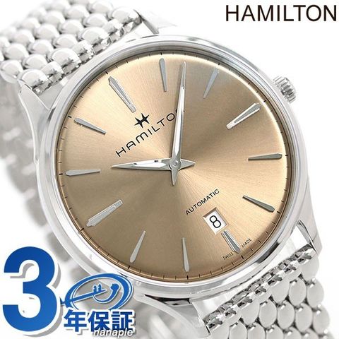 dショッピング |ハミルトン 時計 ジャズマスター シンライン 自動巻き 腕時計 メンズ H38525121 ブラウン HAMILTON ...