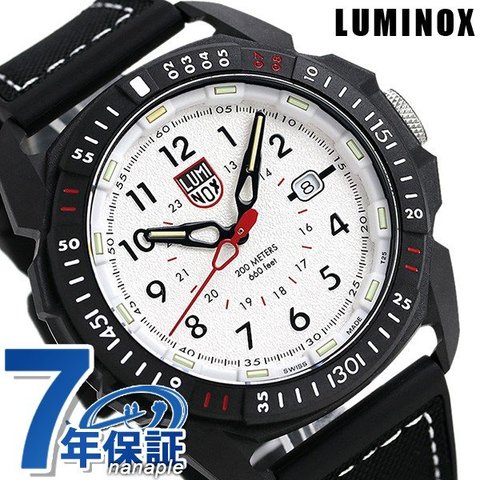dショッピング |ルミノックス アイスサー アークティック 1000 メンズ 腕時計 1007 LUMINOX ホワイト×ブラック ...