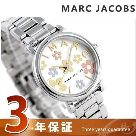 dショッピング |マークジェイコブス 時計 レディース 腕時計 ロキシー 28mm 花柄 フラワー MJ3581 シルバー MARC JACOBS | カテゴリ：の販売できる商品 | 腕時計の ...