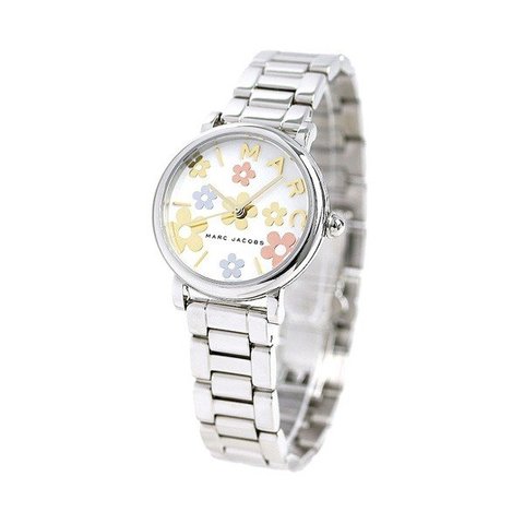 dショッピング |マークジェイコブス 時計 レディース 腕時計 ロキシー 28mm 花柄 フラワー MJ3581 シルバー MARC JACOBS | カテゴリ：の販売できる商品 | 腕時計の ...