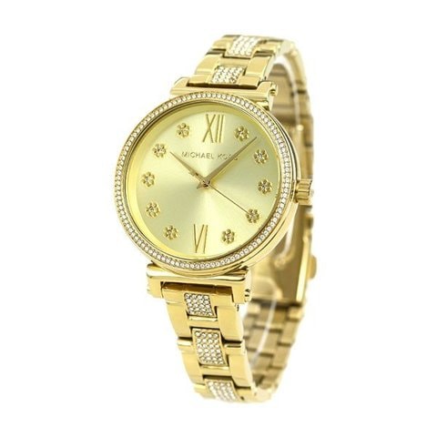 dショッピング |マイケルコース 時計 レディース 腕時計 ソフィー 花柄 ゴールド MK3881 MICHAEL KORS | カテゴリ：の ...
