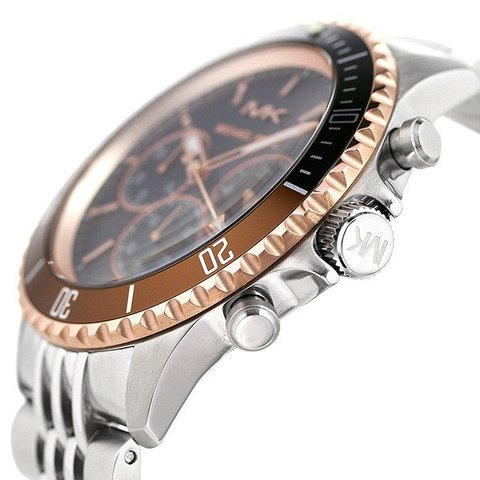 dショッピング |マイケルコース 時計 クロノグラフ メンズ 腕時計 MK8725 MICHAEL KORS ベイヴィル 47.5mm ...