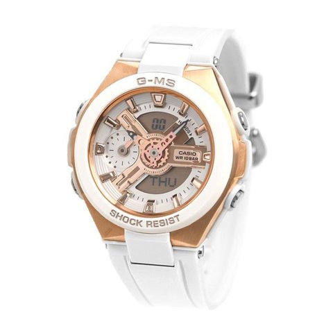 dショッピング |Baby-G ジーミズ デュアルダイアルワールドタイム MSG-400G-7ADR ベビーG 腕時計 ホワイト×ピンクゴールド | カテゴリ：の販売できる商品 | 腕時計の ...
