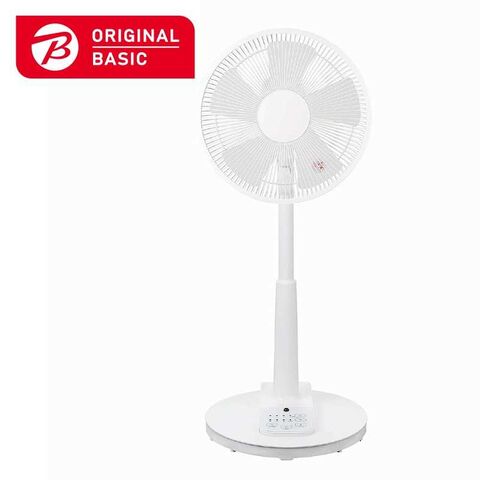 dショッピング |ORIGINALBASIC 扇風機 自動首振り機能あり 30cm 5枚 リモコン付き ホワイト OB-FAR01 | カテゴリ：の販売できる商品 | コジマ ...