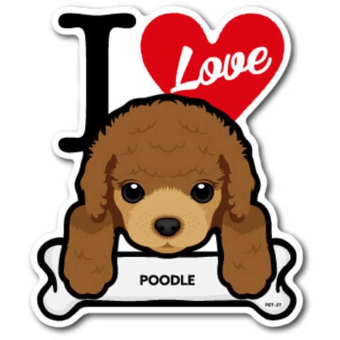dショッピング |ゼネラルステッカー DOG STICKER POODLE PET-037 | カテゴリ：の販売できる商品 | コジマ ...