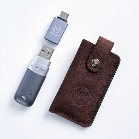 dショッピング |MAKTAR USBメモリ Nukii(Android/iOS/Mac/Win11対応) スペースグレイ[1TB /USB TypeA＋USB TypeC /USB3.1 ...