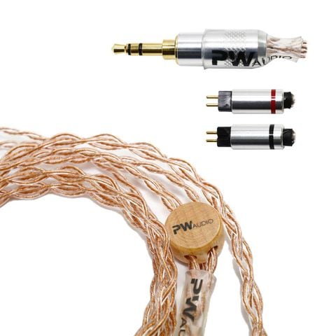 dショッピング |PW AUDIO Copper 28 v2 JP ver. CIEM 2pin 3.5mm Single イヤホンケーブル ...