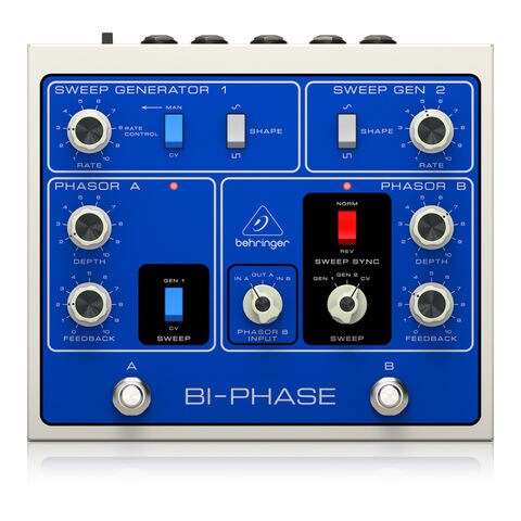 dショッピング |BEHRINGER BI-PHASE バイフェイズ フェイザー ギターエフェクター アナログデュアルフェイズシフターペダル ...