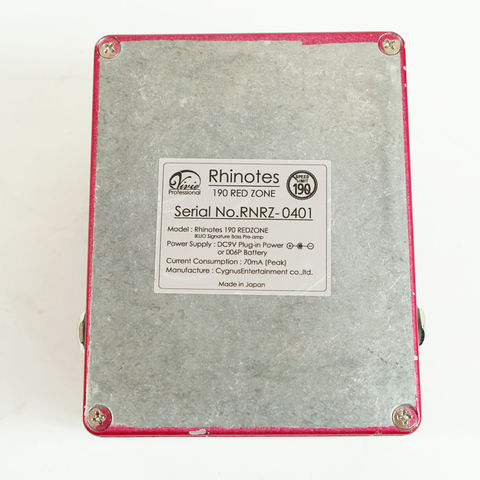 dショッピング |【中古】 エフェクター Vivie IKUO Signature Pre-Amp Rhinotes 190 REDZONE ...