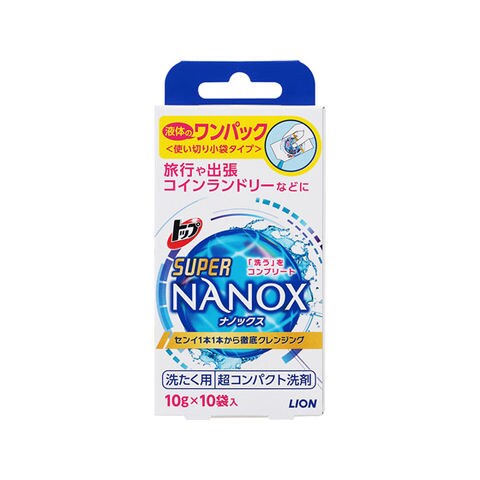 dショッピング |ライオン トップ スーパーNANOX（ナノックス） ワンパック10g×10包 | カテゴリ：洗濯洗剤の販売できる商品 | ココデカウ (073D34629)|ドコモの通販サイト