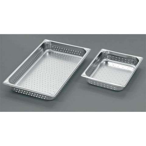 dショッピング |【取寄せ品】EBM 18－8 穴明ホテルパン補強重なり防止付 1／2 100mm | カテゴリ：キッチン小物 その他の販売できる商品 | ココデカウ (073D7388T ...