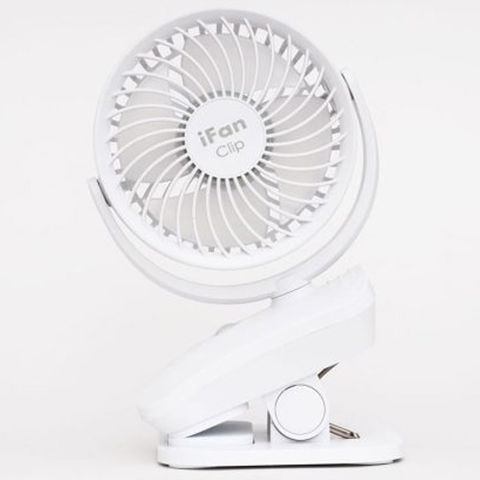 dショッピング |エレス iFan ClipS2 アイファンクリップS2 首振り付き充電式クリップファン (ホワイト) | カテゴリ：の販売できる商品 | Bサプライズ ...