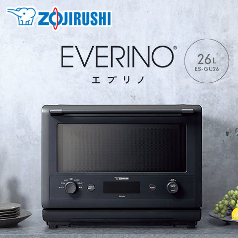 dショッピング |【D】(送料込)[26L/スレートブラック] 象印(ZOJIRUSHI)/エブリノ オーブンレンジ (耐熱ガラス製ボウル付属)/ES-GU26-BM《沖縄・離島配送不可 ...