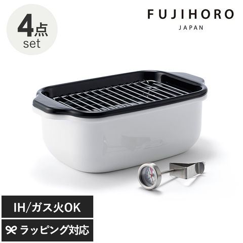 dショッピング |FUJIHORO JAPAN フジホーロー ジャパン 角型天ぷら鍋 TP-20K.W 調理器具 鍋 天ぷら 角型 IH ガスコンロ 少量 | カテゴリ：調理器具 その他の販売 ...