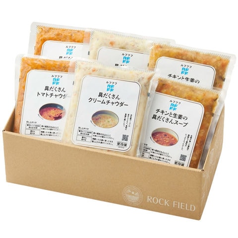 dショッピング |具だくさんがうれしい 3種のスープセット 冷凍食品 具だくさんスープ 詰め合わせ スープ 惣菜 RFFF ルフフフ 贅沢グルメ | カテゴリ：の販売できる商品 | 産直お ...