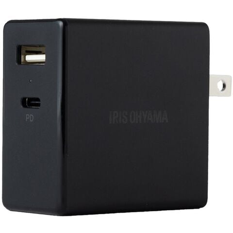 dショッピング |USB充電器 ブラック IQC-C652 type-C type-A 最大65W 急速充電 チャージャー 2ポート同時使用 旅行 出張 モバイル パソコン コンパクト [家電 ...