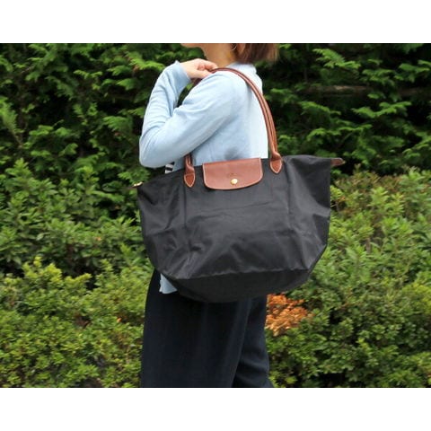 dショッピング |ロンシャン ル・プリアージュ トートバッグL ノワール（ブラック） LONGCHAMP LE PLIAGE ...