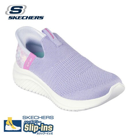 dショッピング |スケッチャーズ スリップインズ キッズ ジュニア 女の子 スニーカー スリッポン 303801L SKECHERS ...