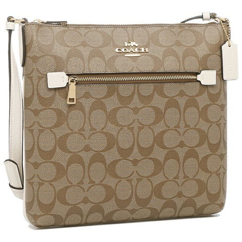 dショッピング |コーチ アウトレット ショルダーバッグ SIGNATURE ブラウン ホワイト レディース COACH C1554 ...