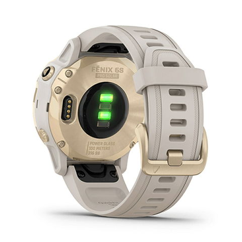 dショッピング |GARMIN ガーミン fenix 6S Pro フェニックス6S Pro Dual Power Light Gold ...